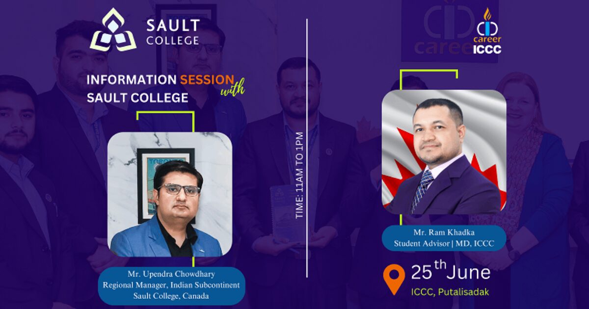 Upcoming Canadian Colleges Info Session at ICCC, Putalisadak
